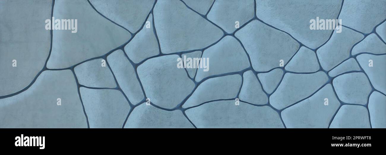 pattern of ancient style design decorative uneven cracked real stone ...