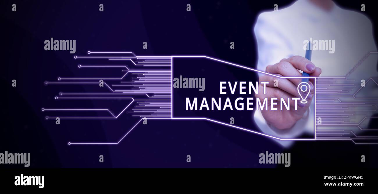 Handwriting text Event Management, Business idea everything that ...