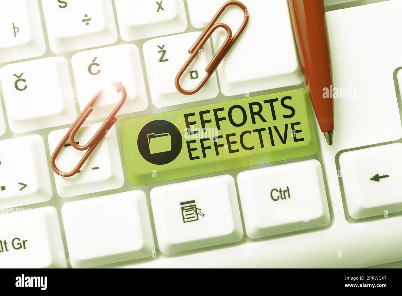 Text sign showing Efforts EffectiveProduces the results as per desired ...