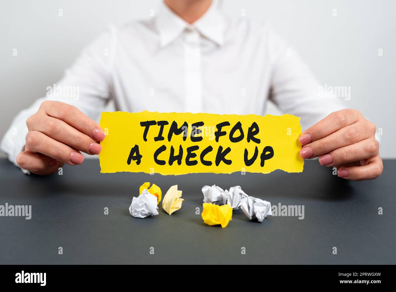 Inspiration showing sign Time For A Check Up. Word for a Thorough ...