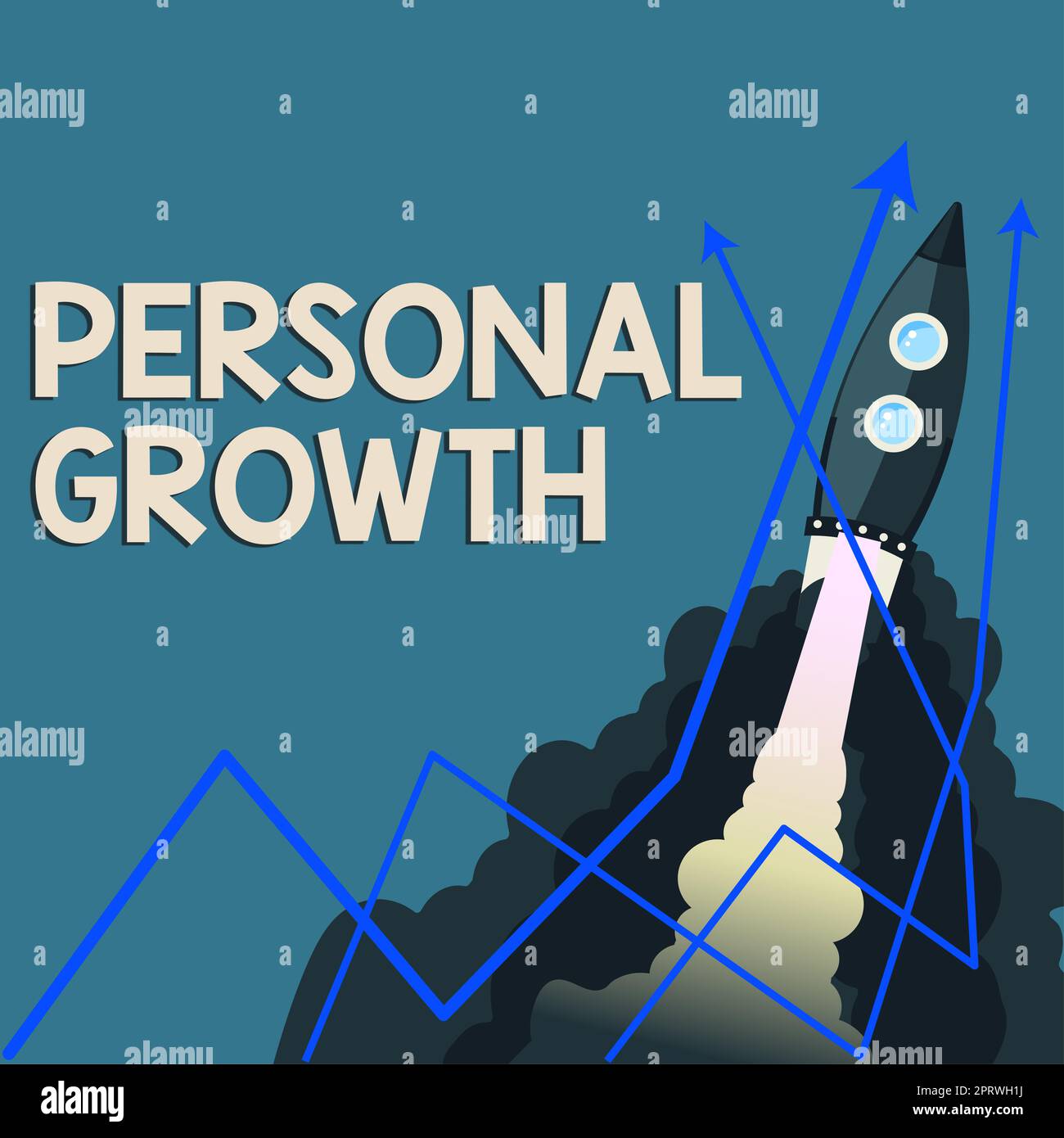 Conceptual caption Personal Growthimprove develop your skills qualities ...