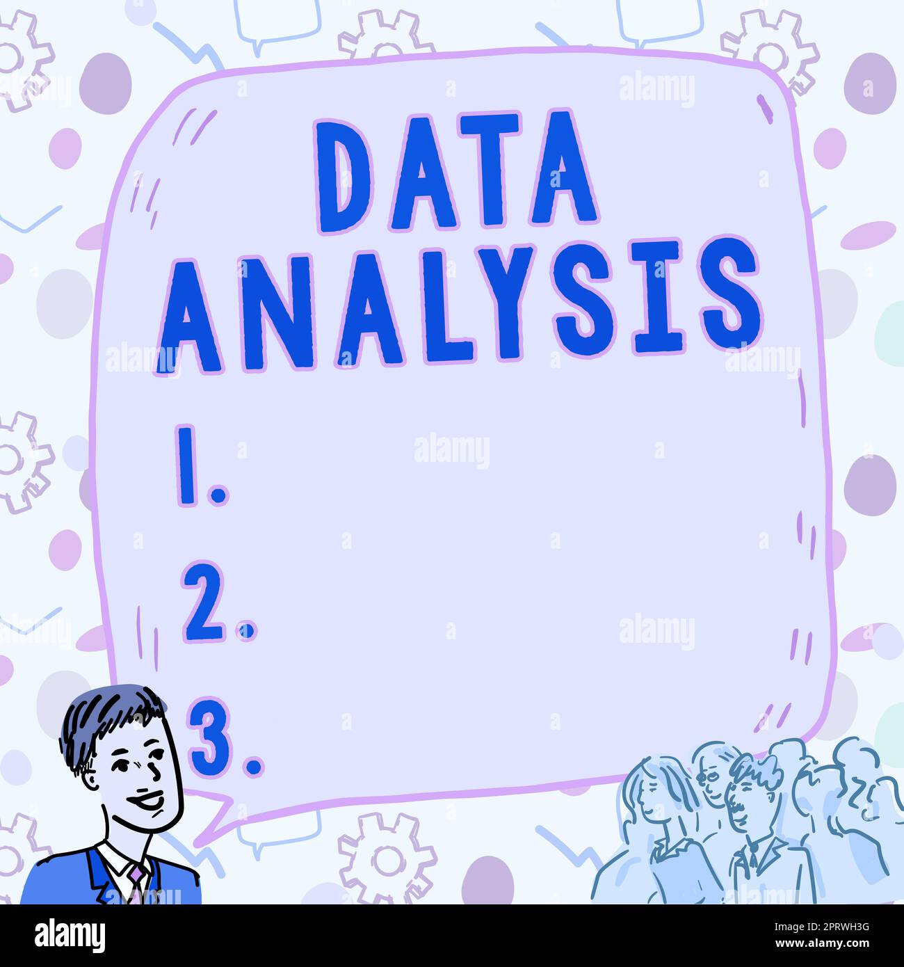 Conceptual display Data Analysis, Business concept Translate numbers to Analytical Conclusion ...