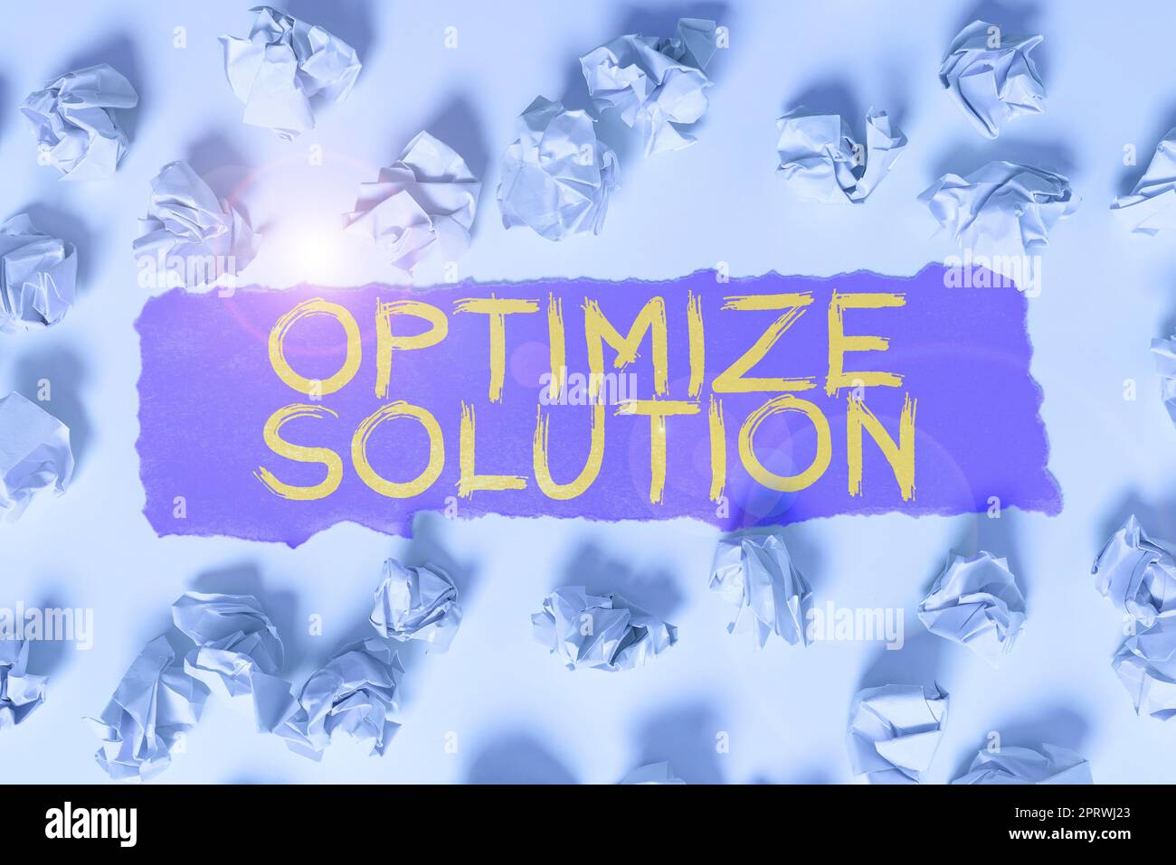 Text sign showing Optimize Solution, Business concept process of ...