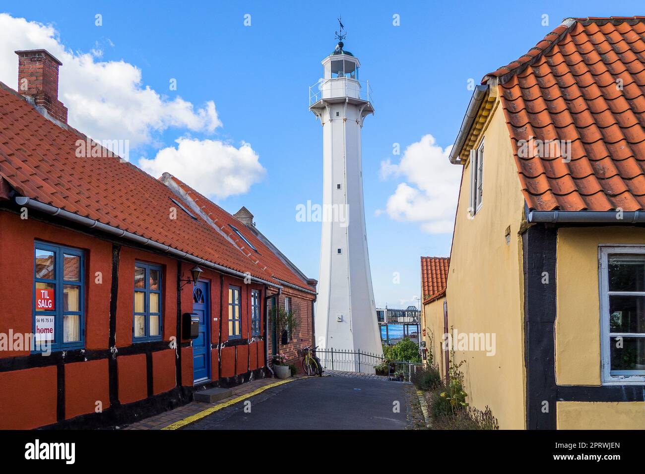 Denmark, Bornholm - Lighthouse Rønne Bagfyr Stock Photo - Alamy