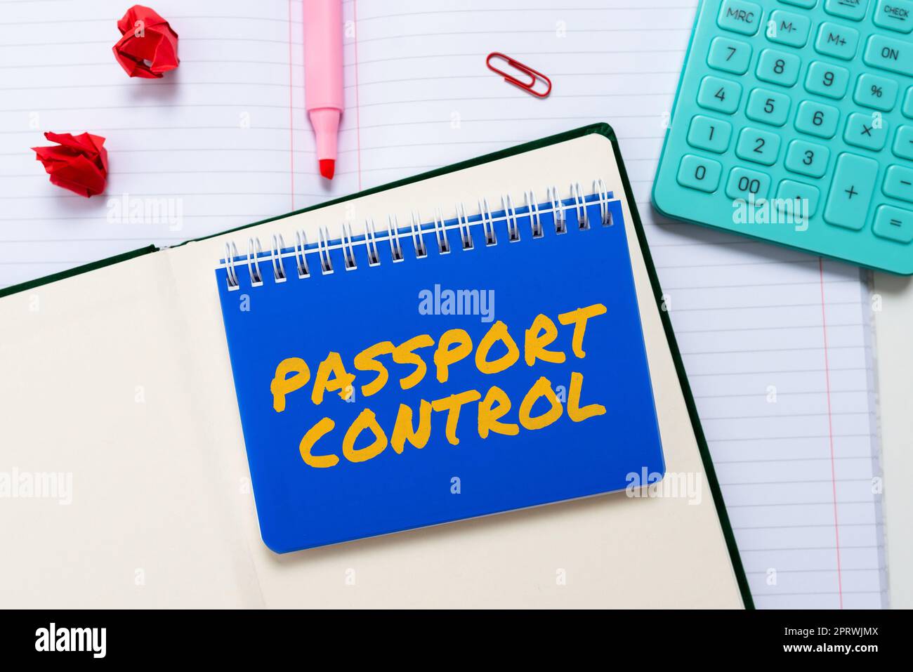 Text sign showing Passport Control, Word for authorized simulated ...