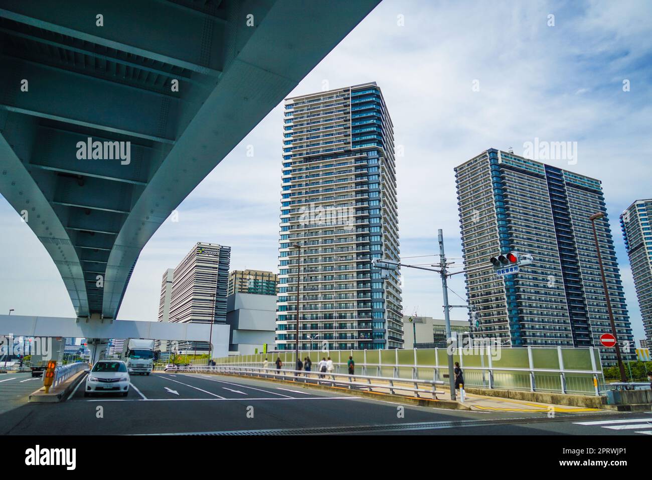 Image of the town of Ariake Stock Photo - Alamy