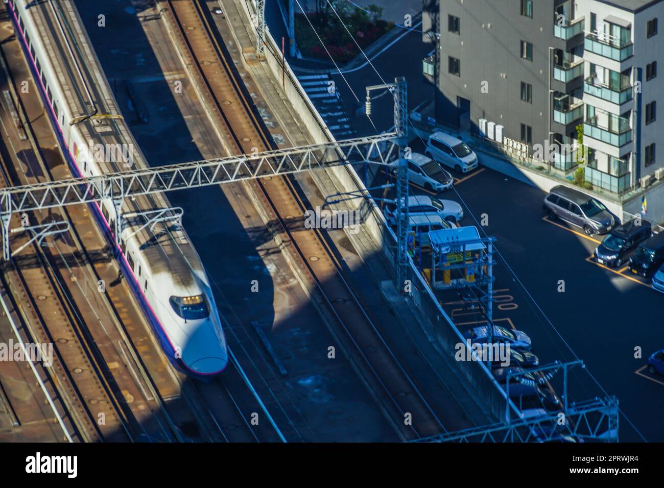 Streets of Sendai, Miyagi Prefecture and the Tohoku Shinkansen Stock ...