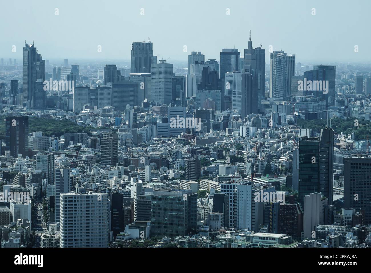 Urban landscape from the Roppongi Hills Observation Deck Stock Photo ...