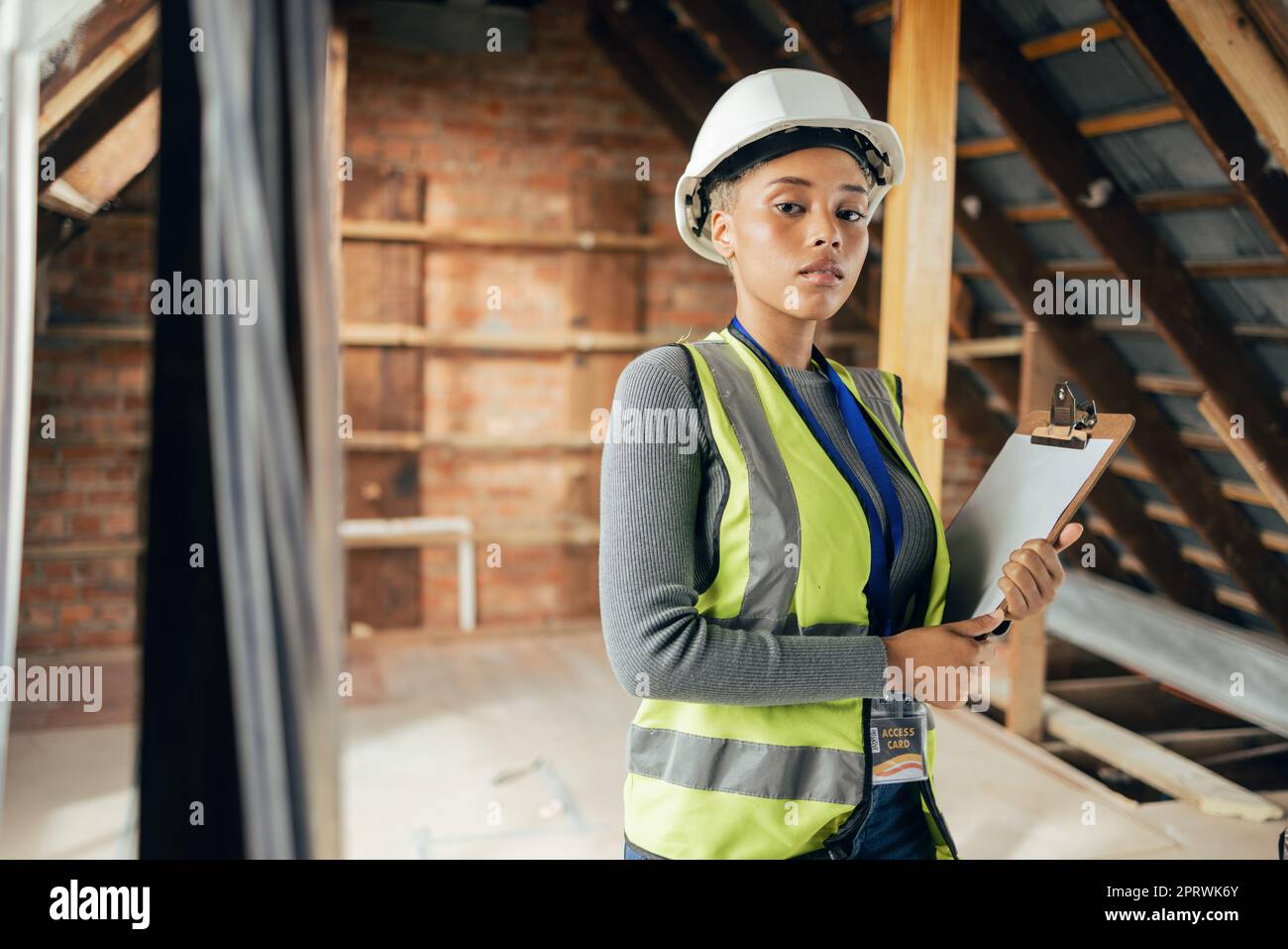 Construction, inspection and construction worker working on the ...