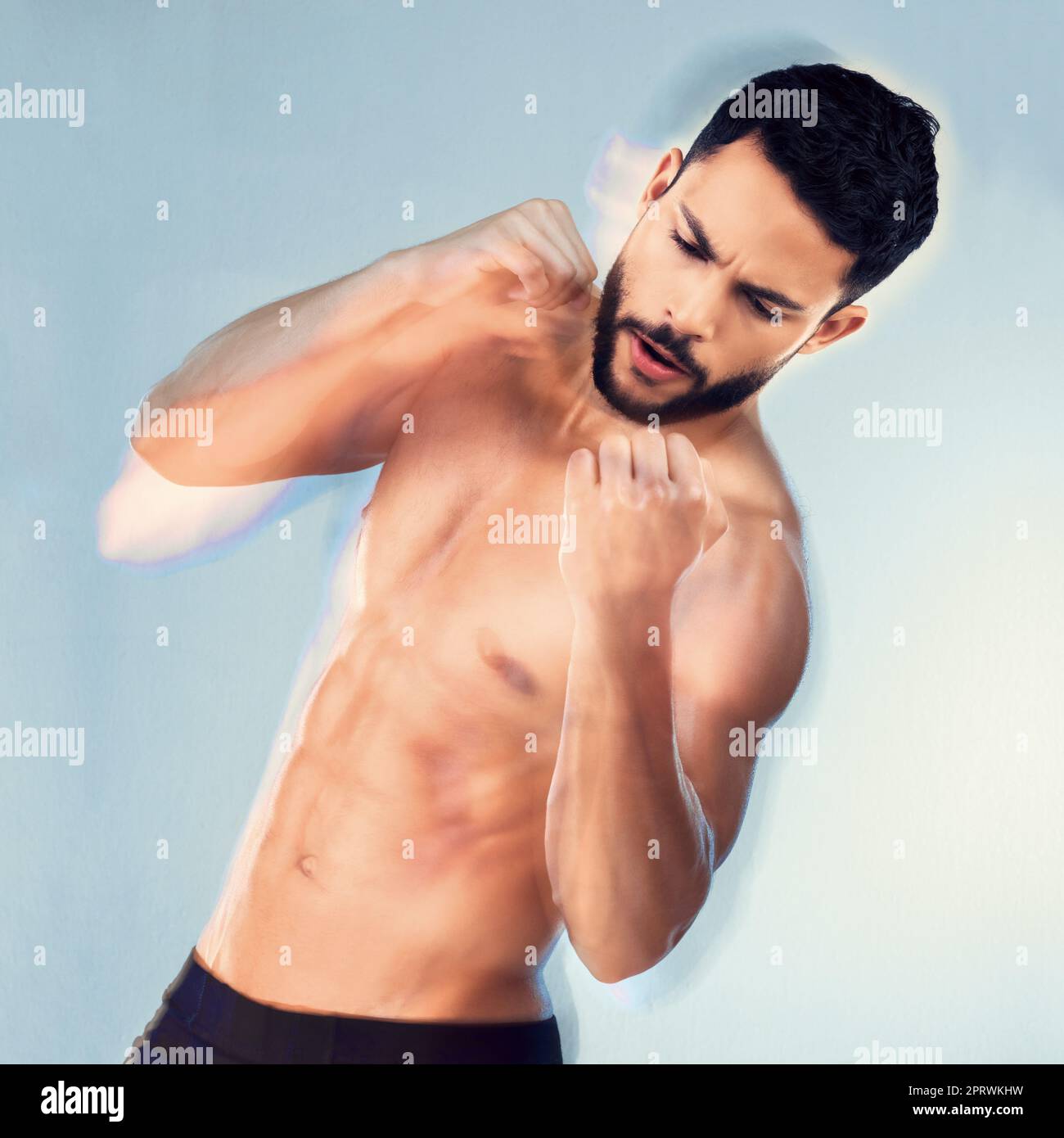 Man shadow boxer not woman not senior hi-res stock photography and ...