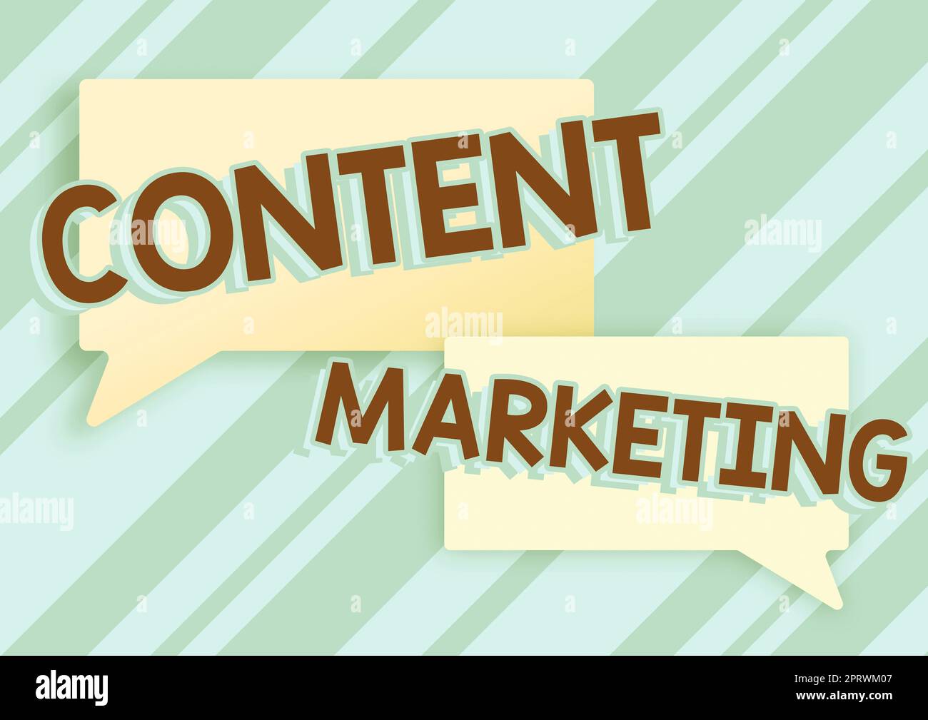 Text showing inspiration Content MarketingInvolves the creation and ...