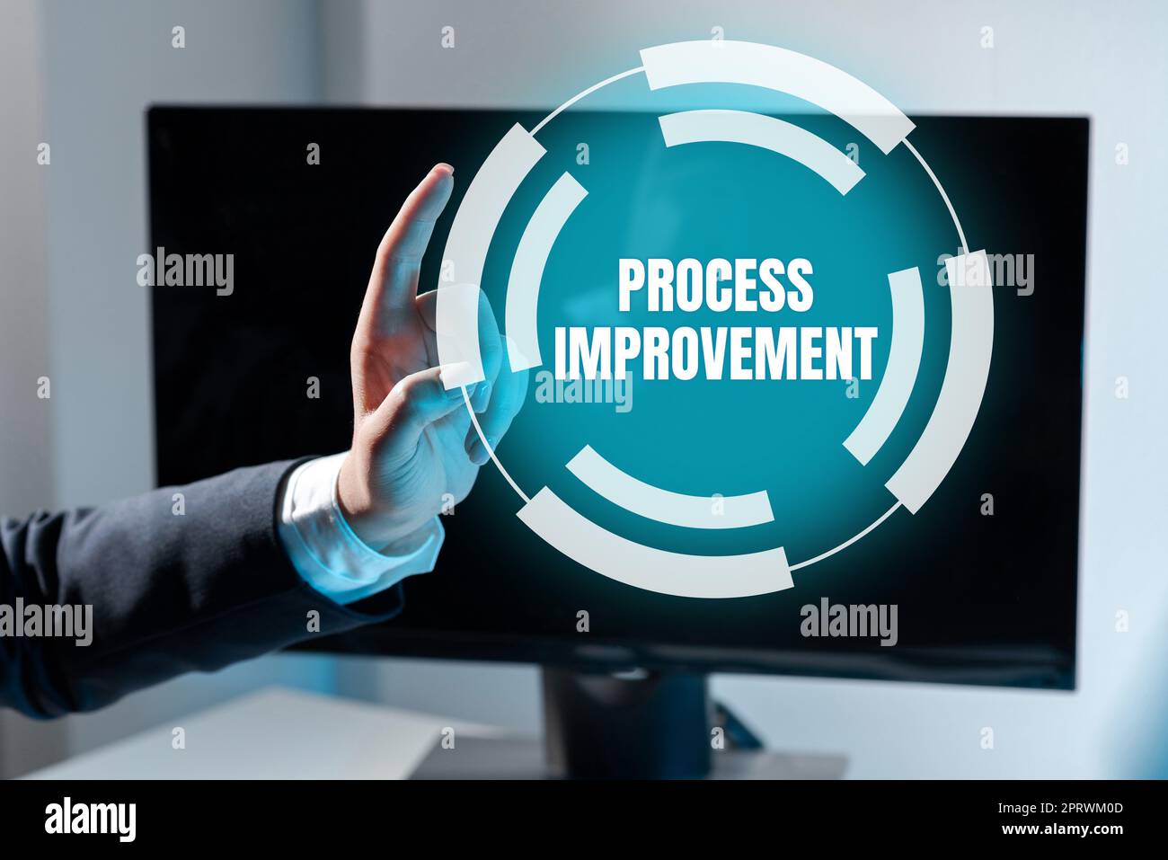Conceptual display Process Improvement. Business overview Optimization ...