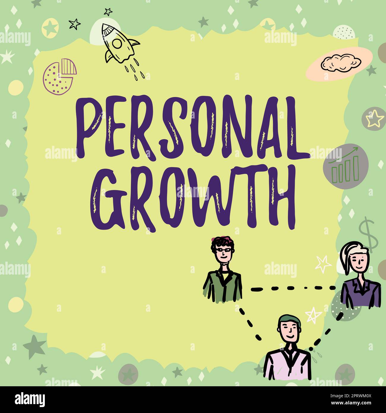 Text sign showing Personal Growthimprove develop your skills qualities ...