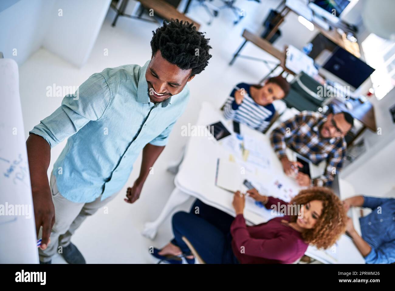 Theyre working on some exciting ideas together. a young designer giving ...