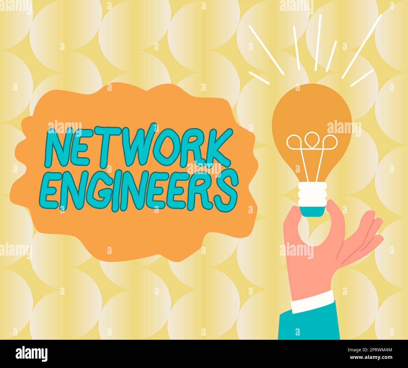 Sign displaying Network EngineersTechnology professional Skilled in computer system. Concept ...