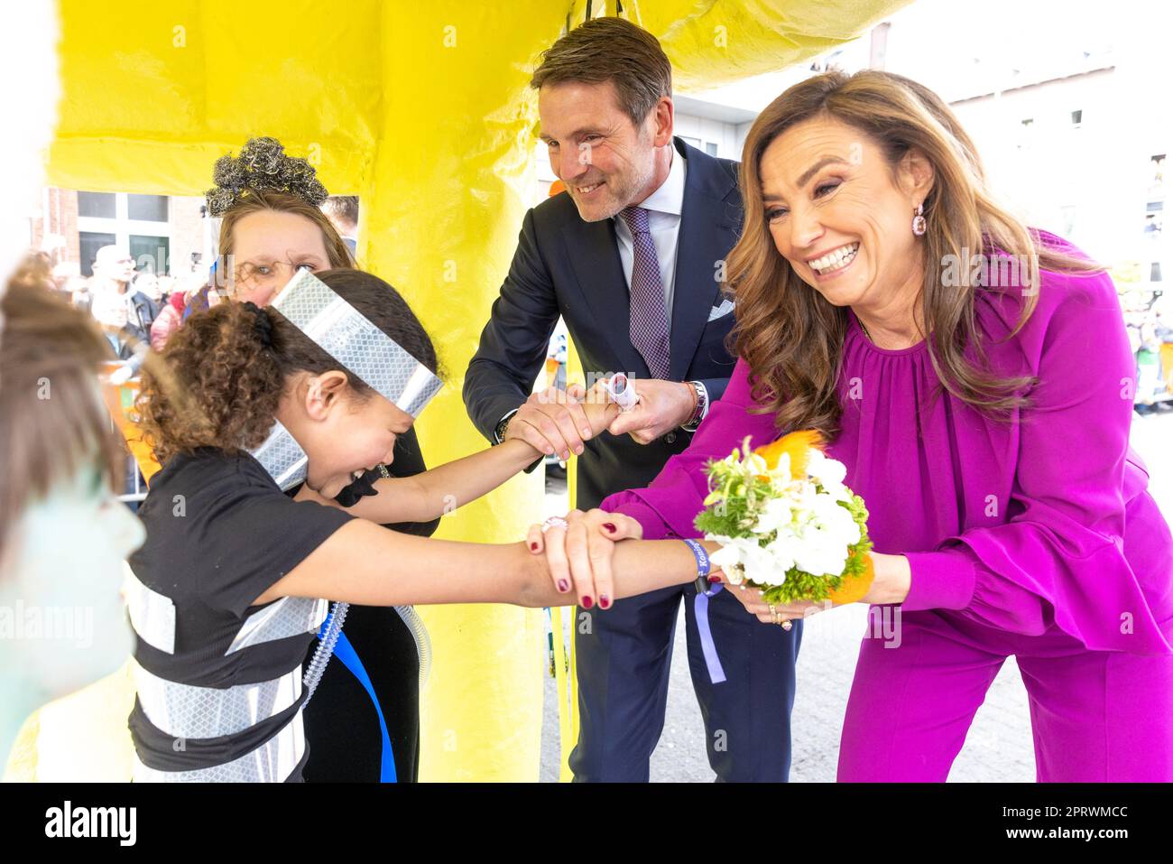 ROTTERDAM - 27/04/2023, 27/04/2023, Prince Maurits and Princess ...