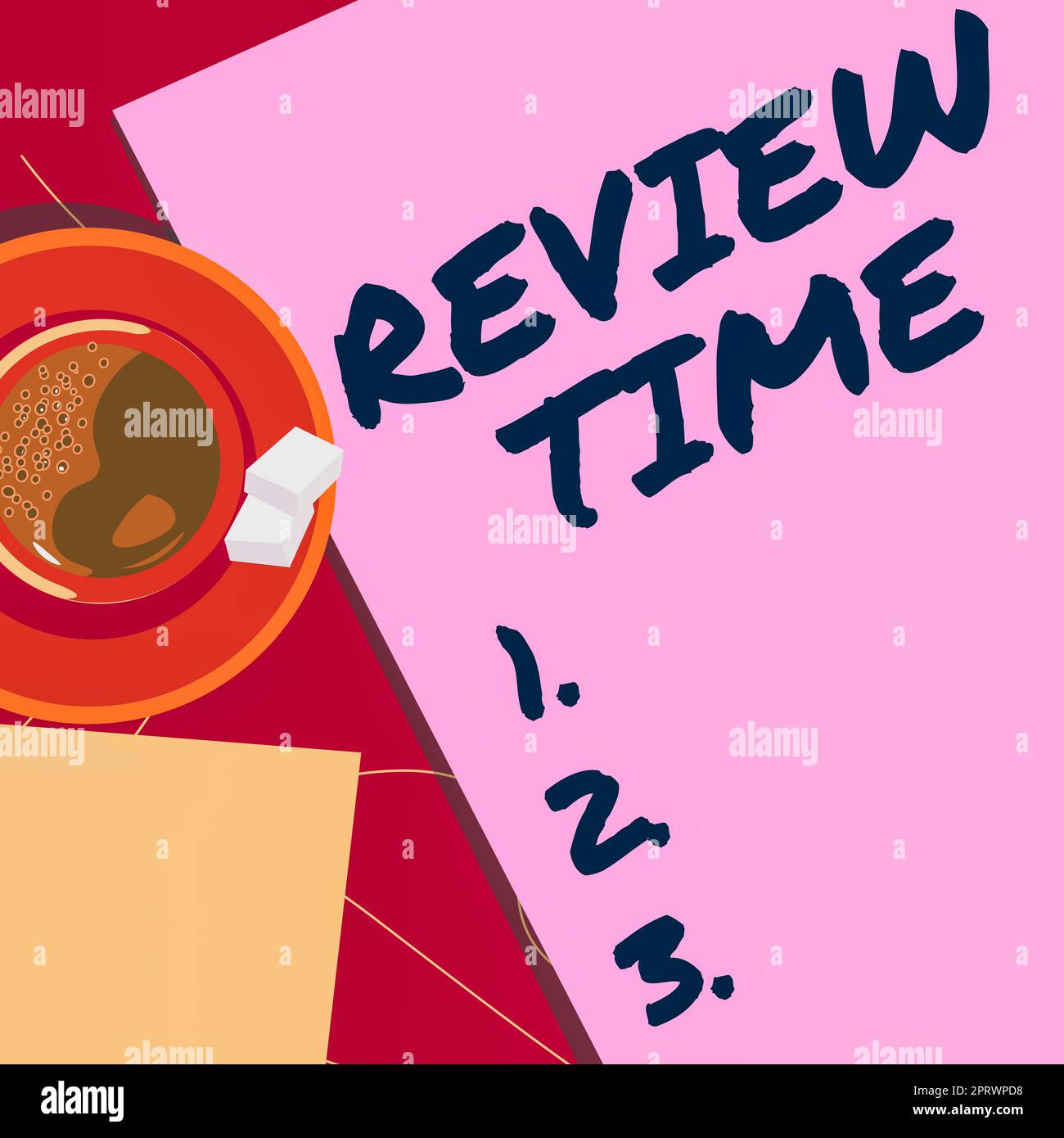 Conceptual display Review Time. Word Written on situation or system its ...