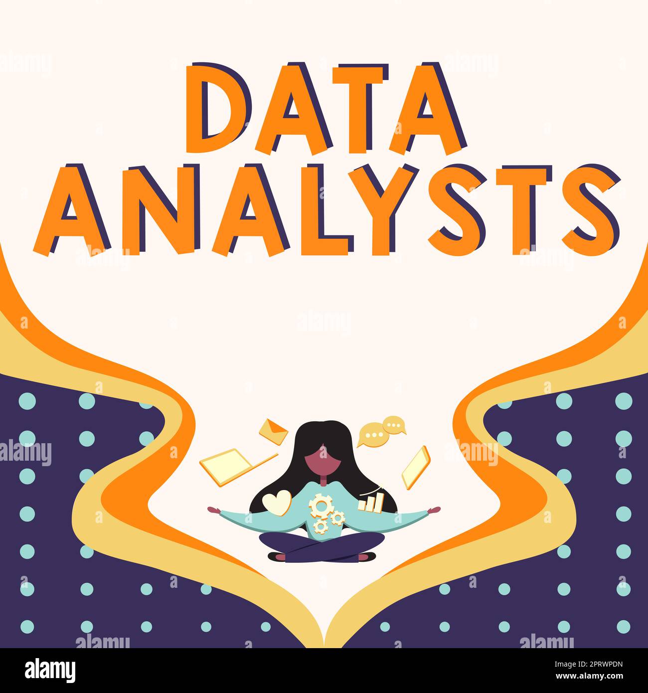 Text showing inspiration Data Analysts. Business overview Programmer Design and Create Report ...