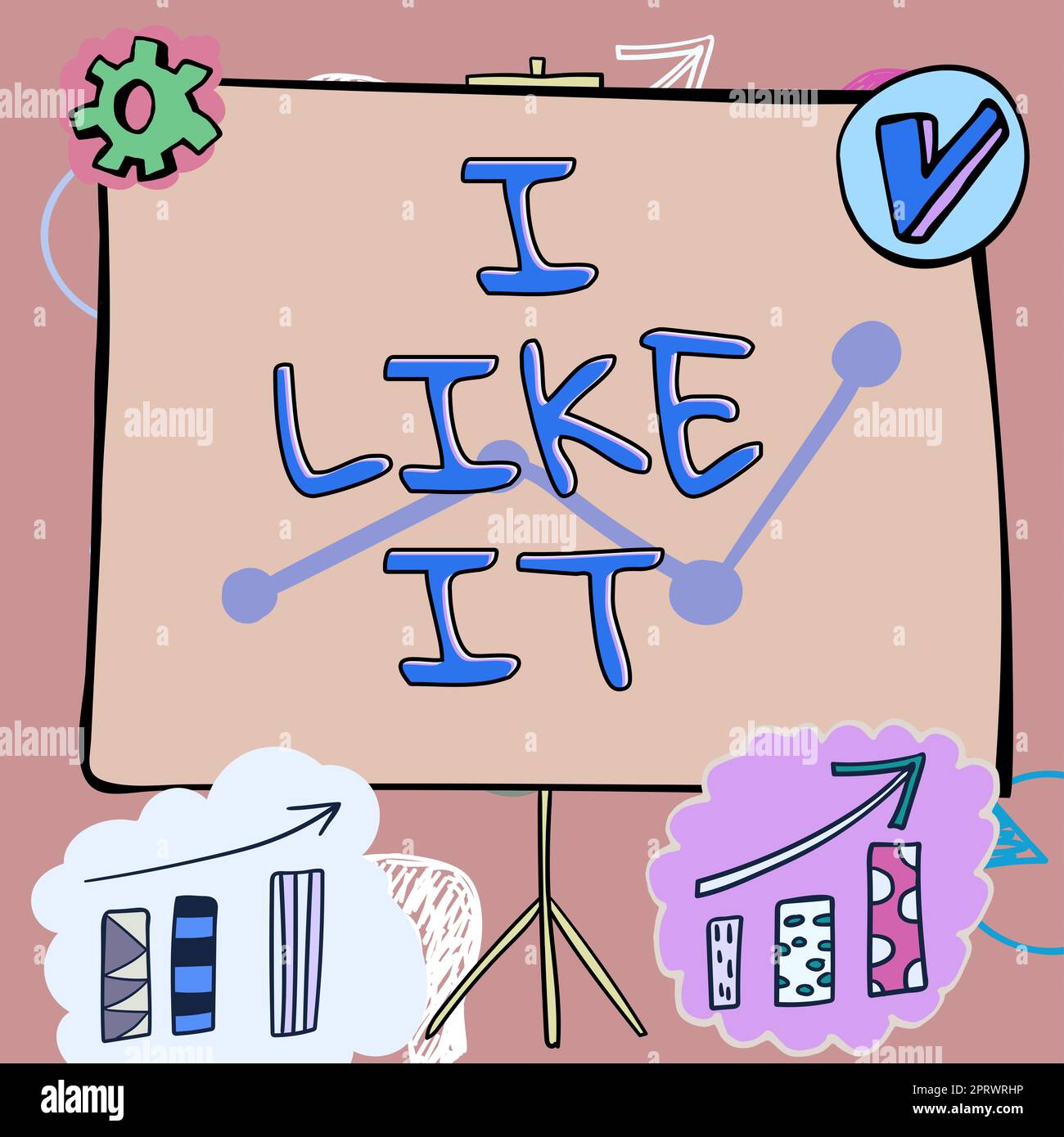 Text caption presenting I Like It, Business approach To be pleased with ...