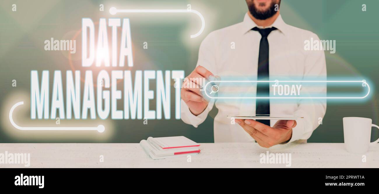 Conceptual caption Data ManagementThe practice of organizing and ...