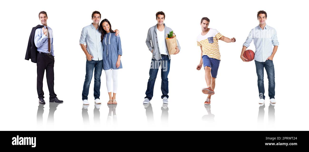 Ready to take on the business world. Studio shot of a man wearing ...