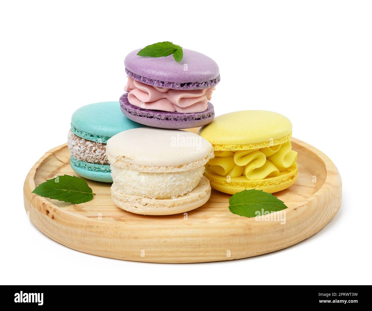 Plate assorted macaroons hi-res stock photography and images - Alamy