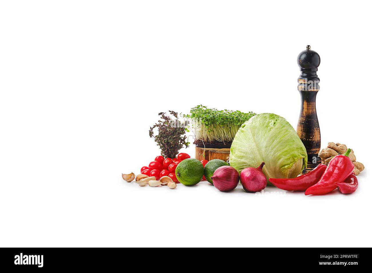 Fresh vegetables grocery market Cut Out Stock Images & Pictures - Alamy