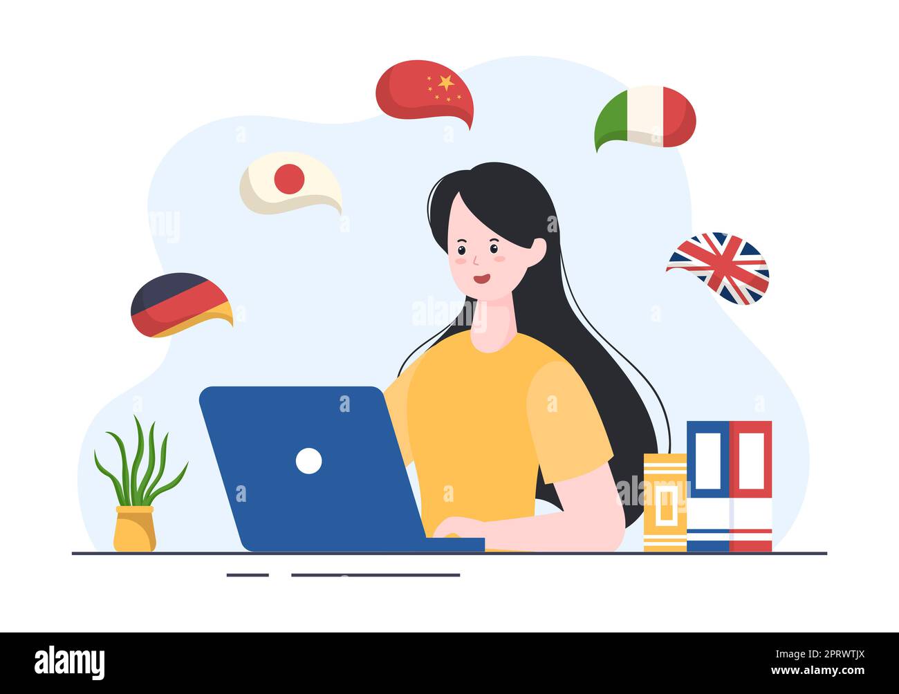 English teaching program Cut Out Stock Images & Pictures - Alamy