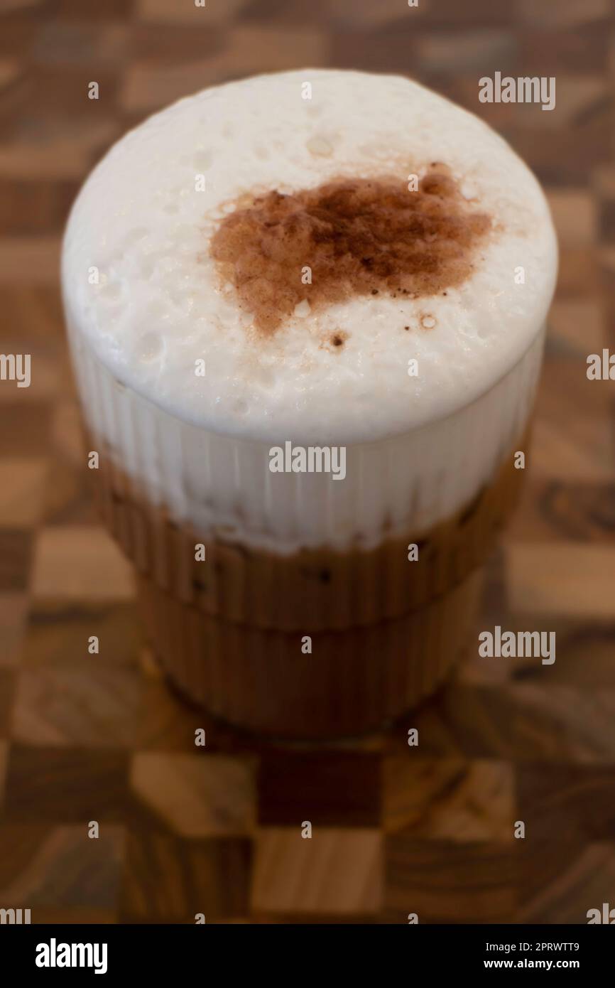 Delicious coffee mocha iced drink Stock Photo - Alamy