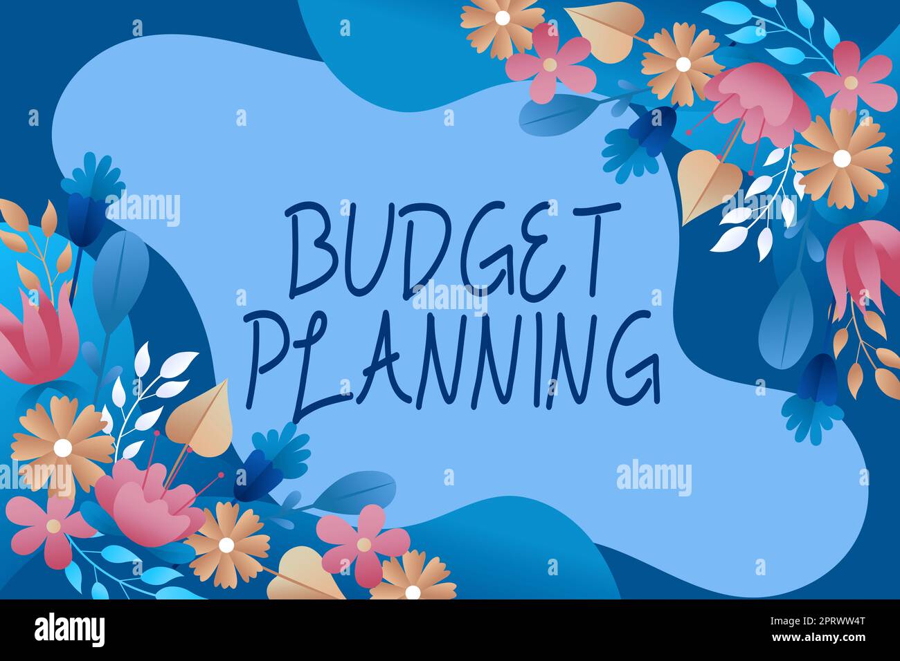 Text caption presenting Budget PlanningThe written description about ...