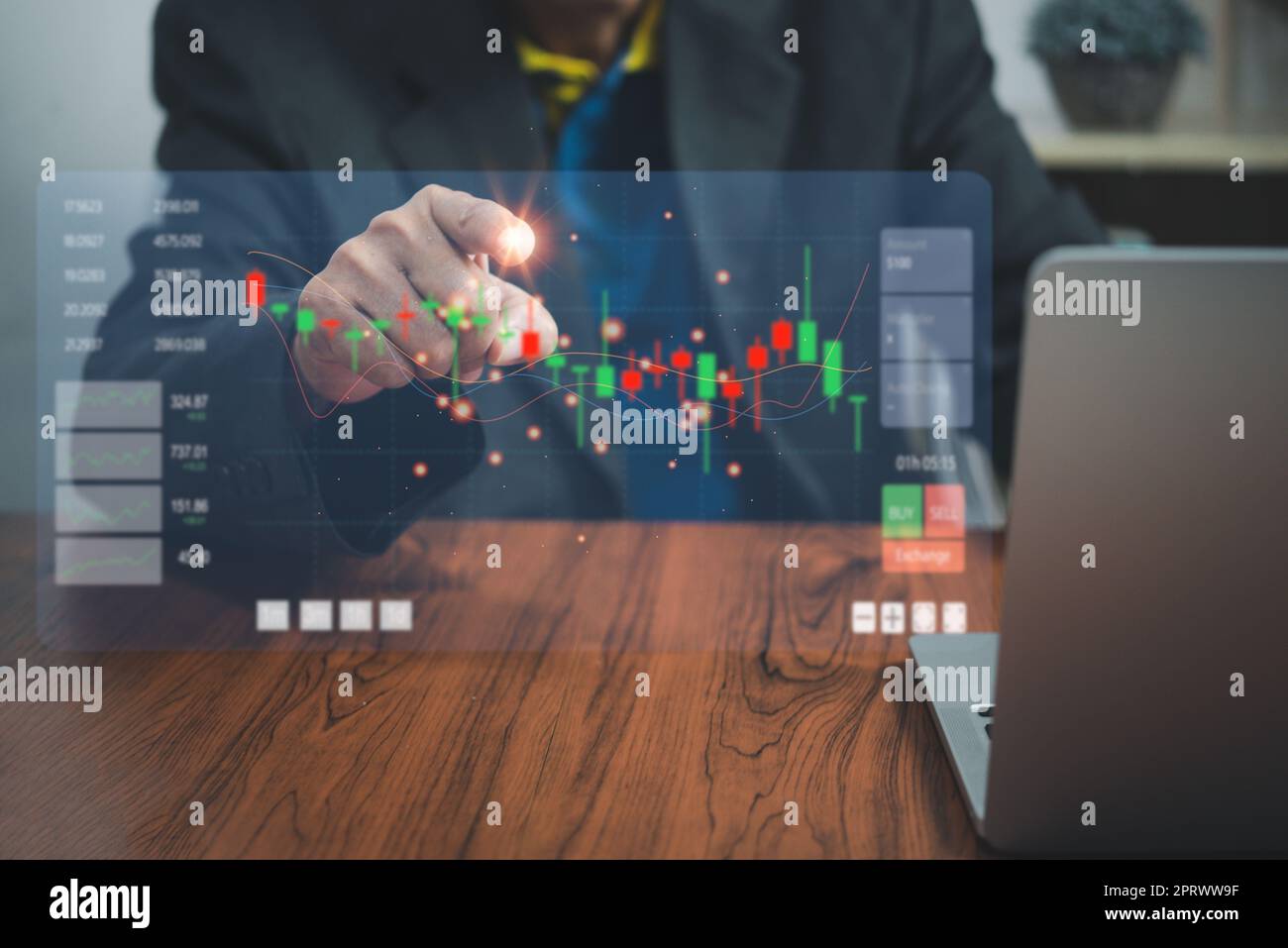 Computer screen stock exchange hi-res stock photography and images - Alamy