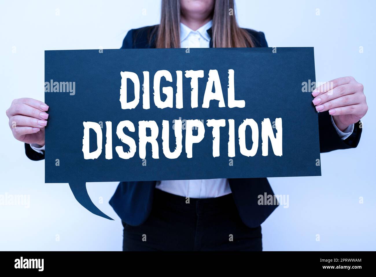 Handwriting text Digital DisruptionChanges that affect technology ...