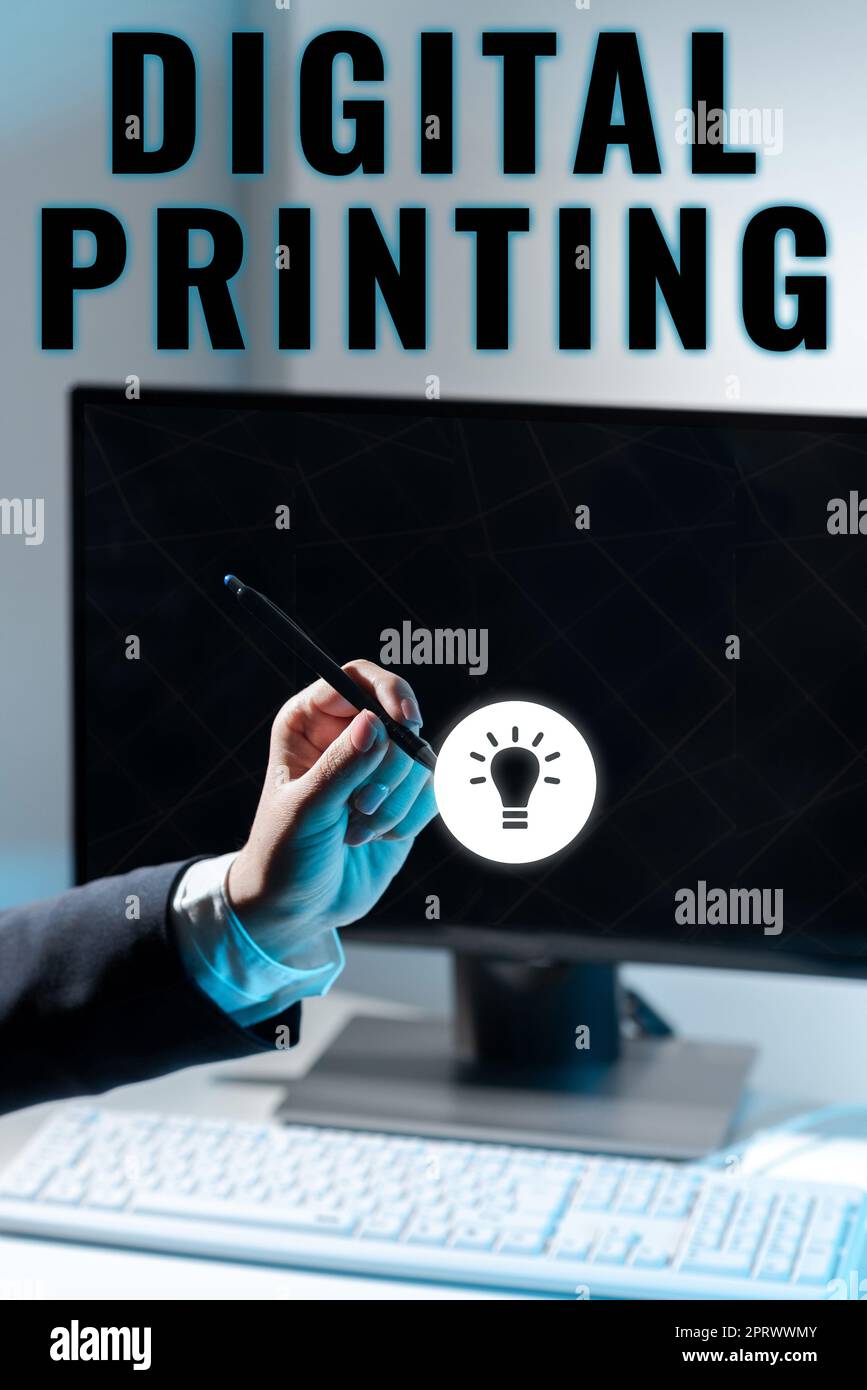 Inspiration showing sign Digital Printingdigital based images directly ...
