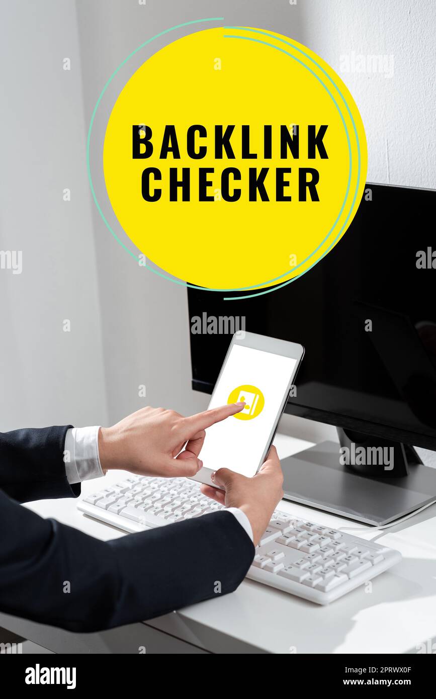 Conceptual display Backlink CheckerFind your competitors most valuable ...