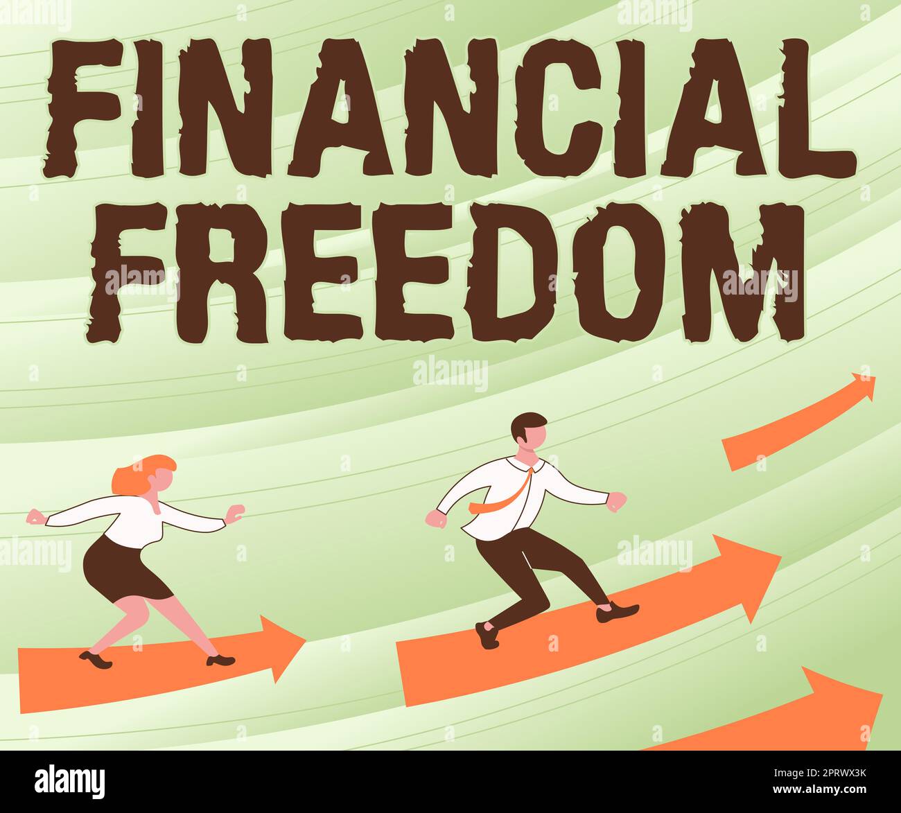 Handwriting text Financial FreedomHaving money Free from worry when it ...