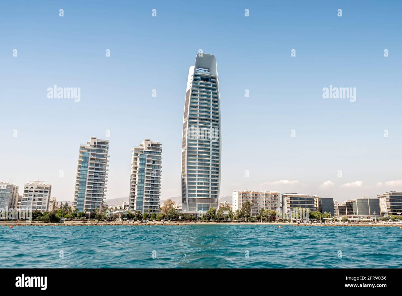 High rise buildings on Limassol beachfront. Cyprus Stock Photo - Alamy