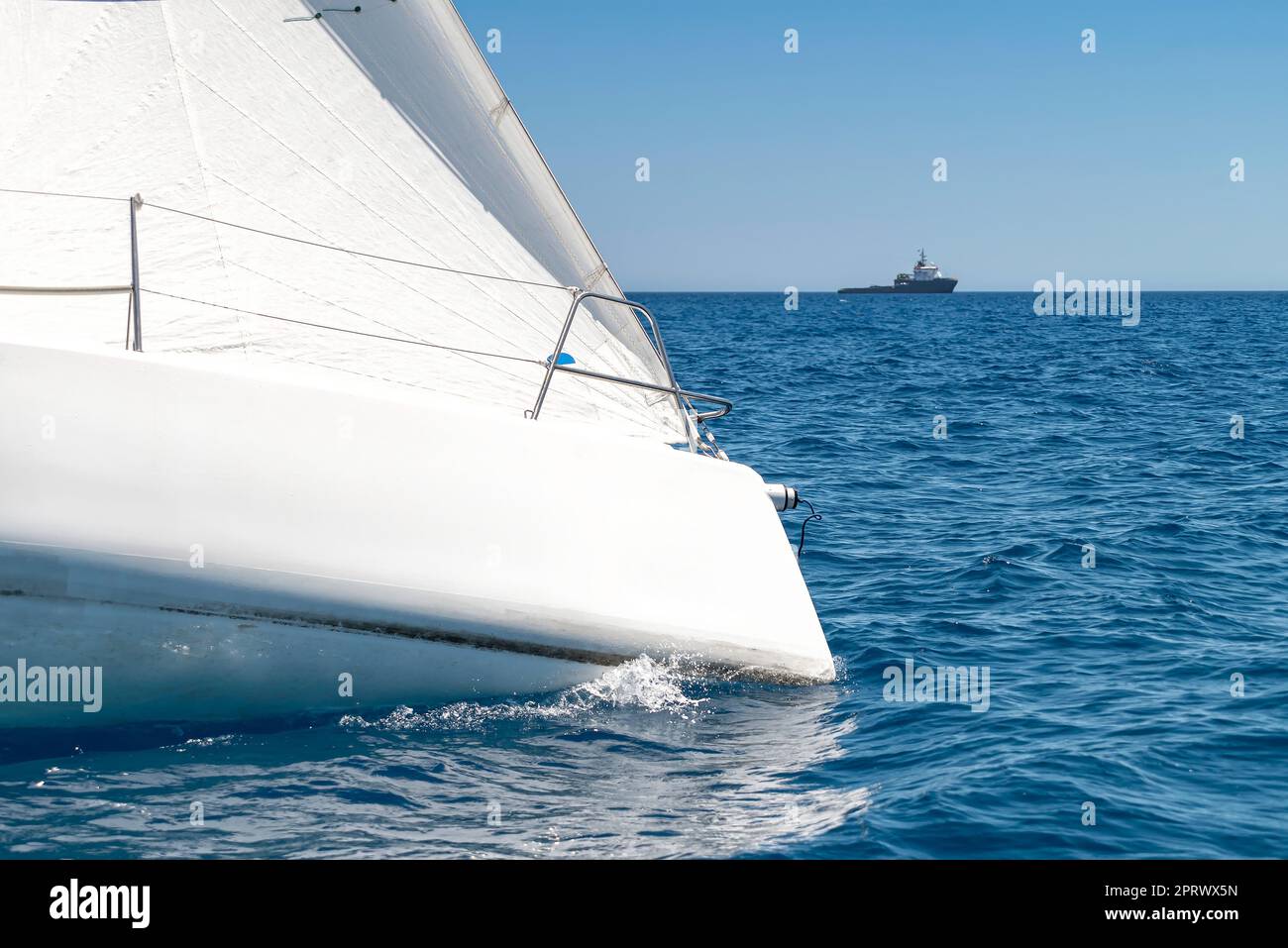 Sailing vessel no sails hi-res stock photography and images - Alamy