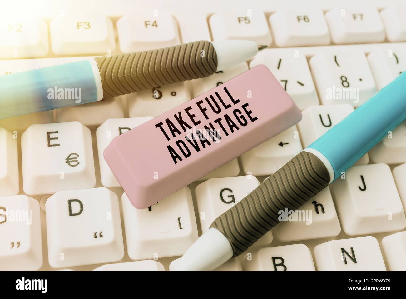 Conceptual caption Take Full Advantage. Business showcase Utilize ...