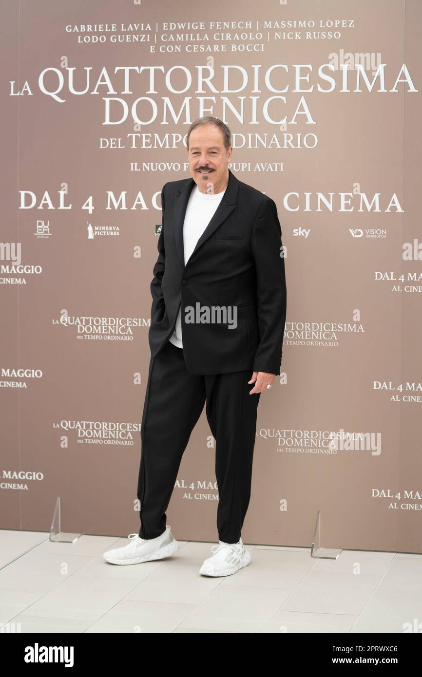 Rome, Italy, April 27, 2023 - Massimo Lopez attends at photocall for ...