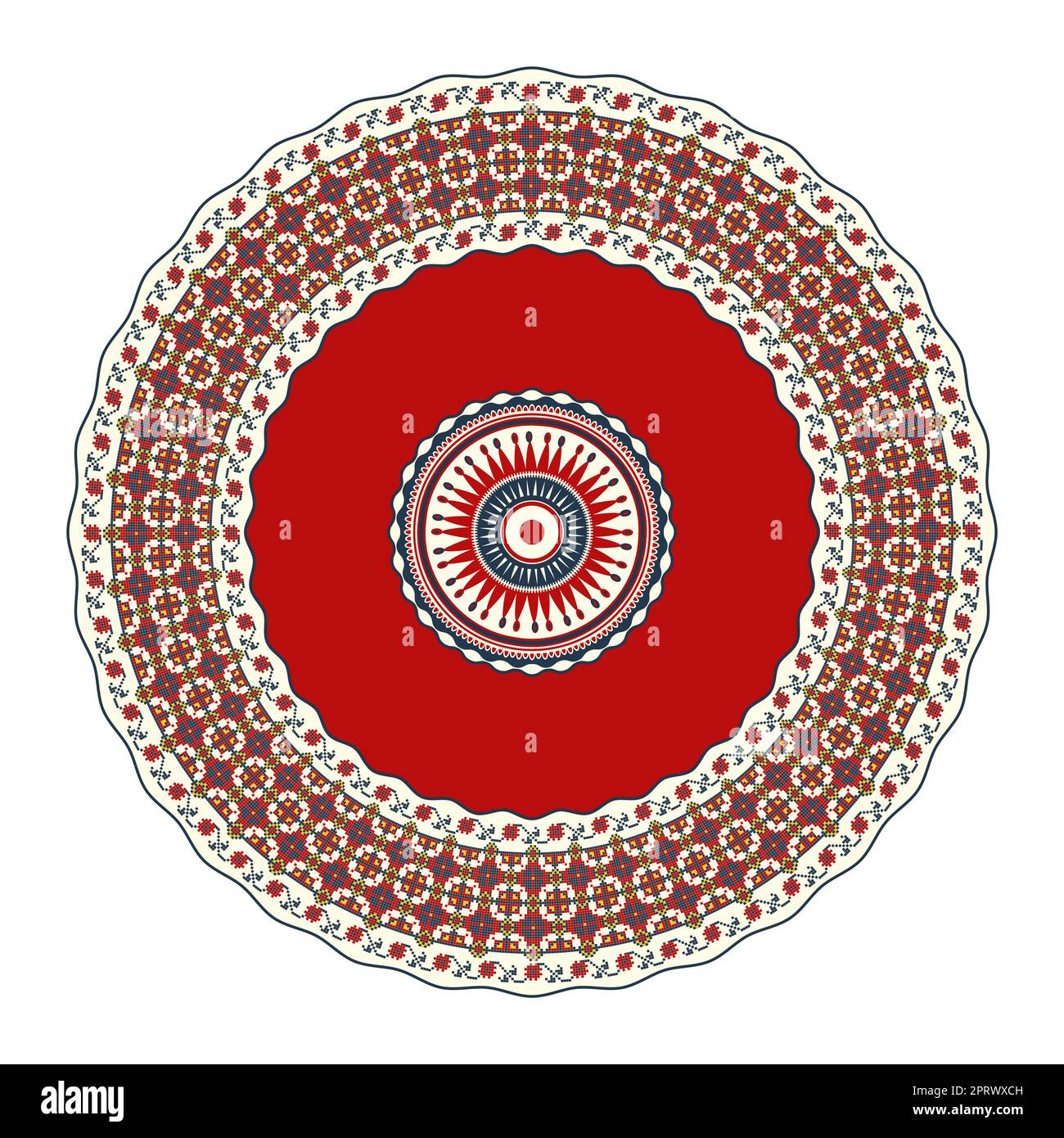 Romanian round design element 32 Stock Vector Image & Art - Alamy