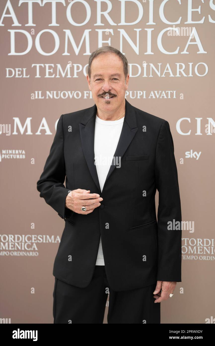 Rome, Italy, April 27, 2023 - Massimo Lopez attends at photocall for ...