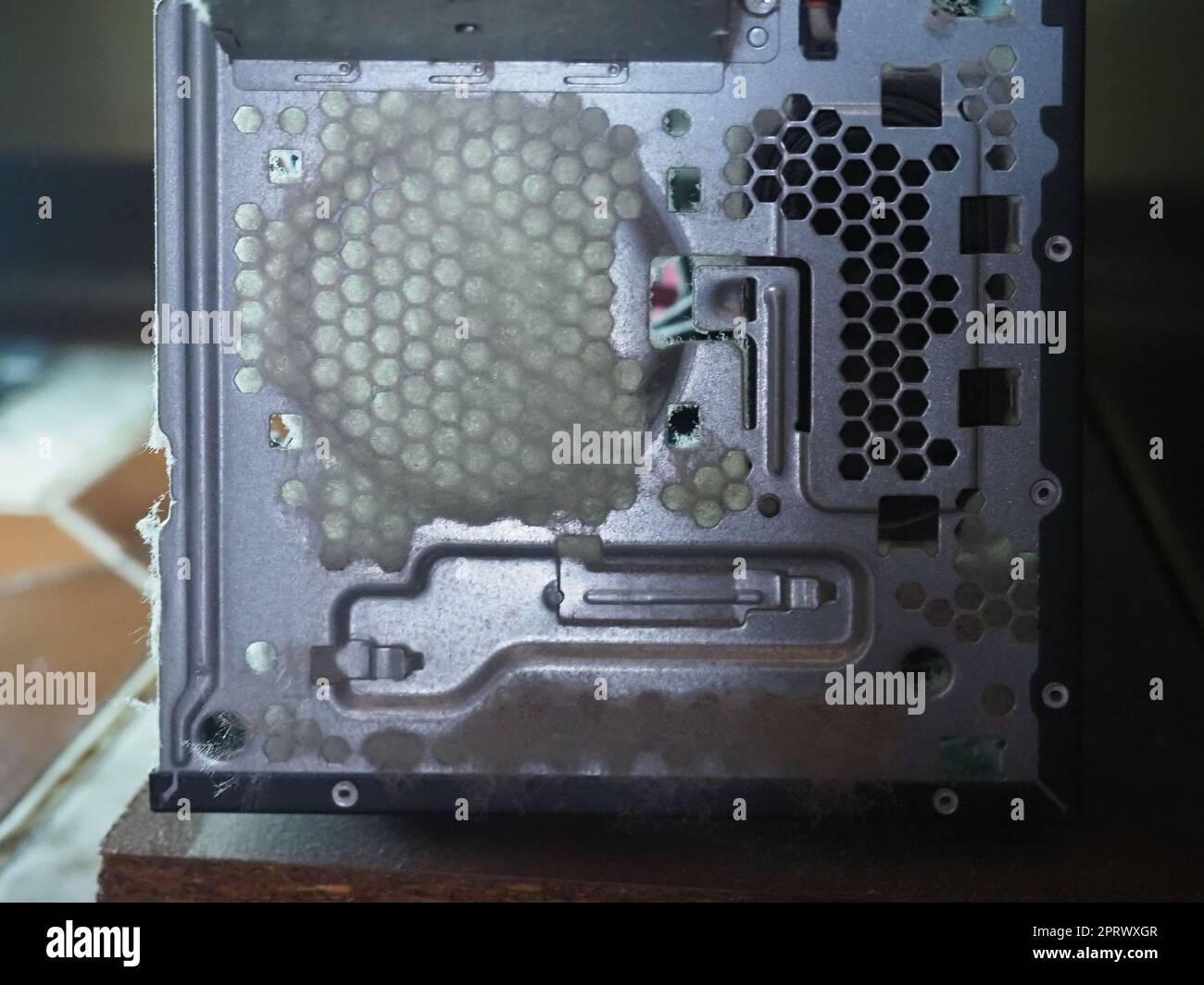 dust in desktop pc Stock Photo - Alamy