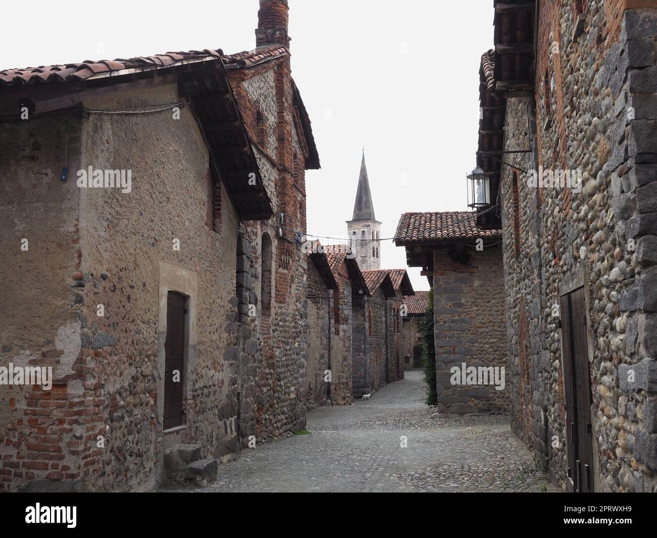 Ricetto medieval village in Candelo Stock Photo - Alamy