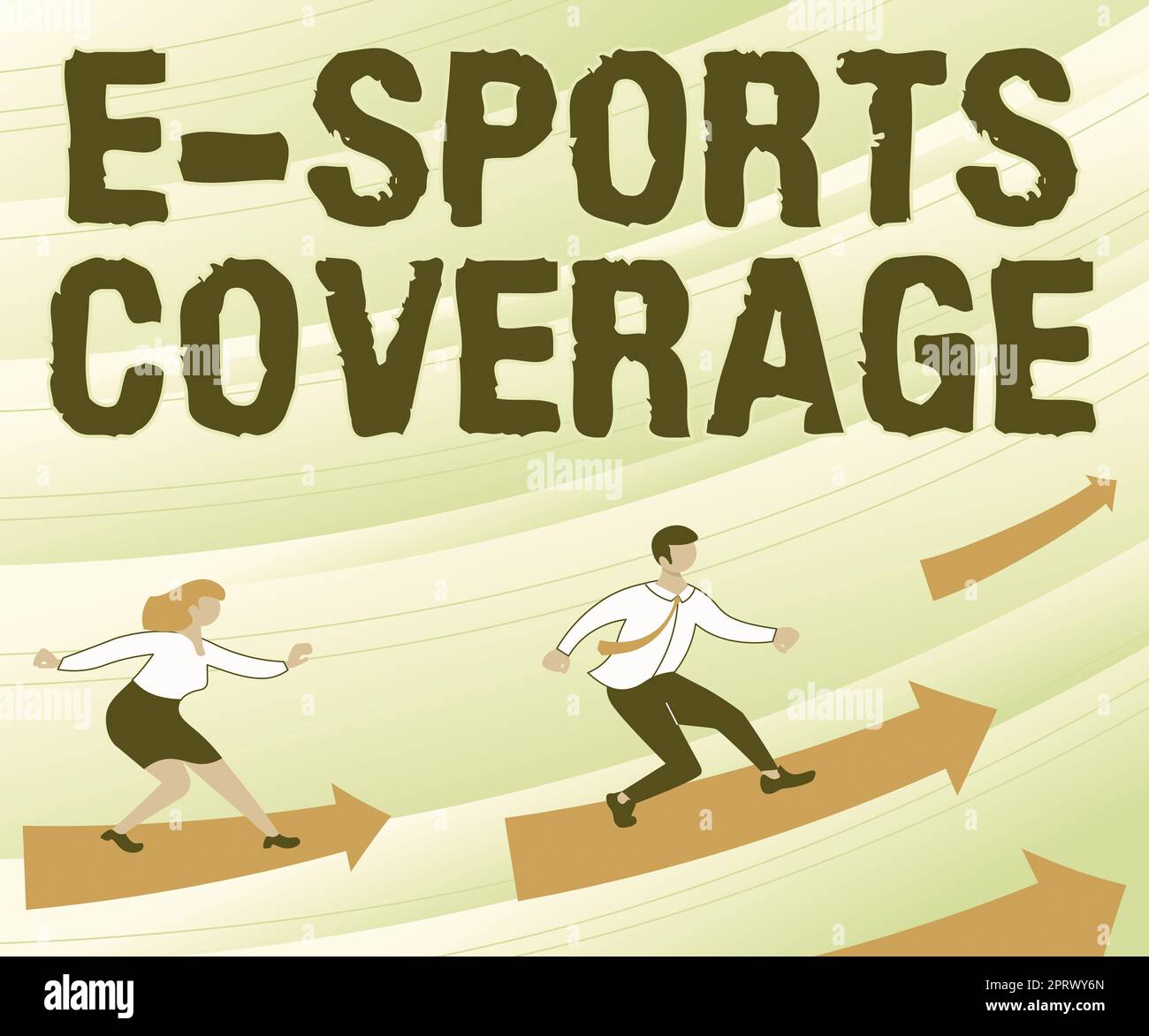 Hand writing sign E Sports CoverageReporting live on latest sports ...