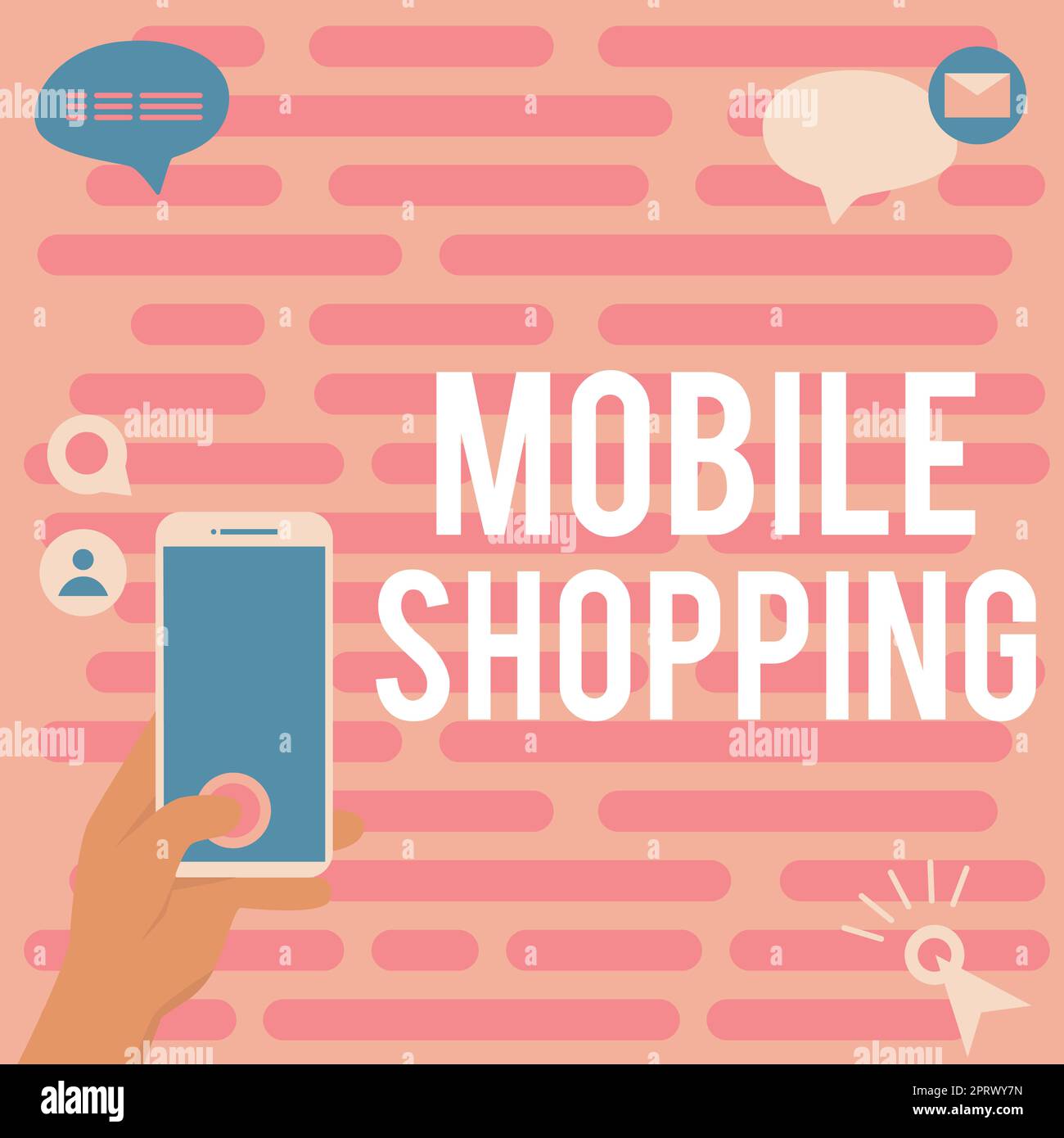 Inspiration showing sign Mobile ShoppingBuying and selling of goods and ...