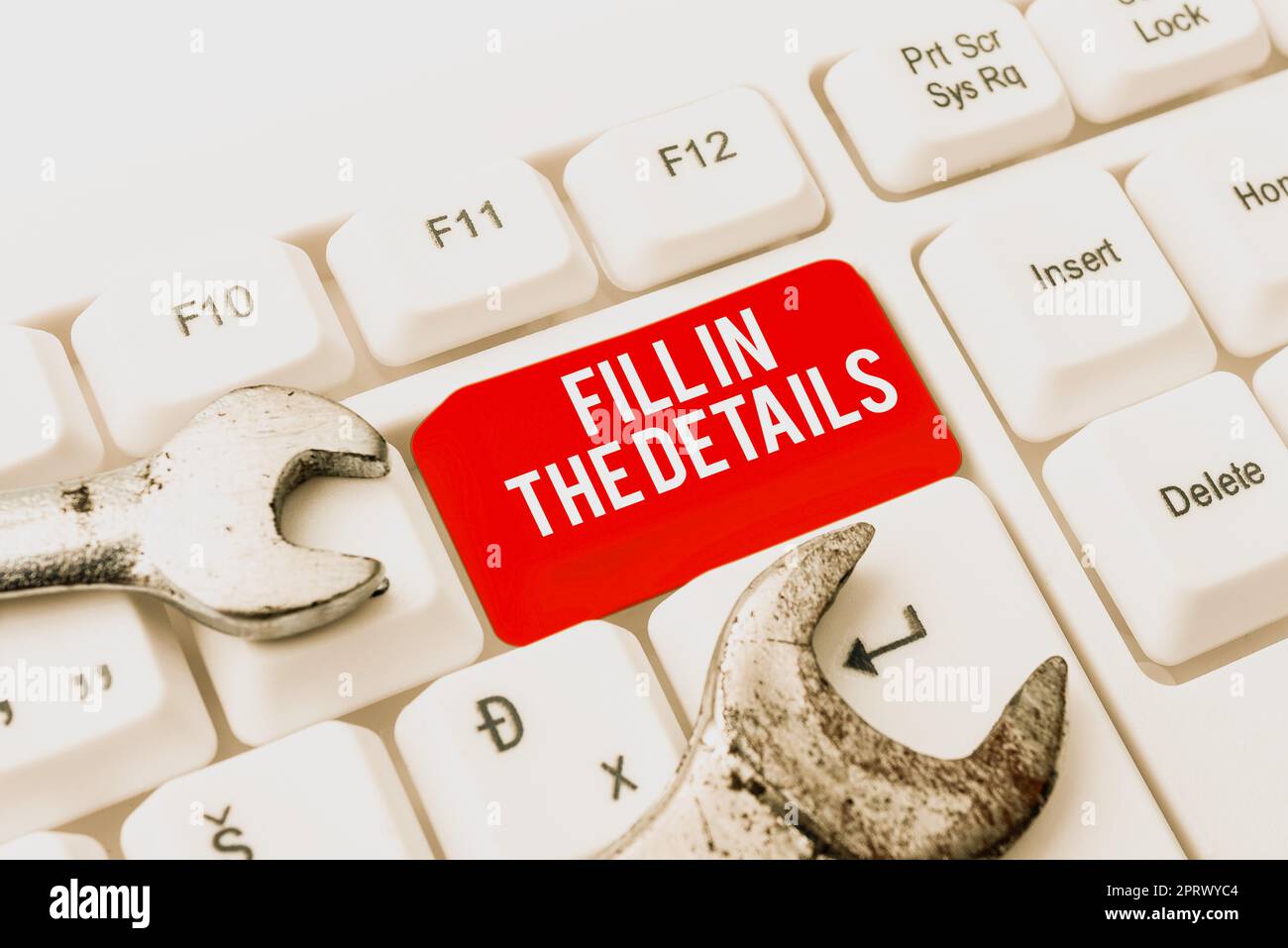 Conceptual display Fill In The Details. Business overview Add ...