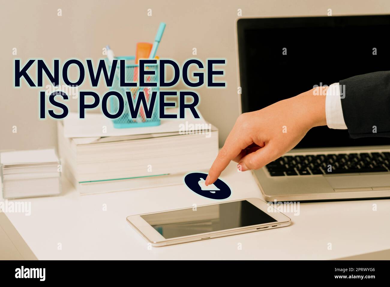 Writing displaying text Knowledge Is Powerskills acquired through ...