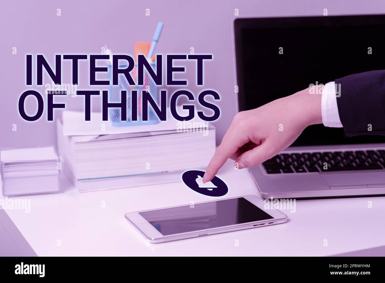 Inspiration showing sign Internet Of Thingsconnection of Devices to the ...