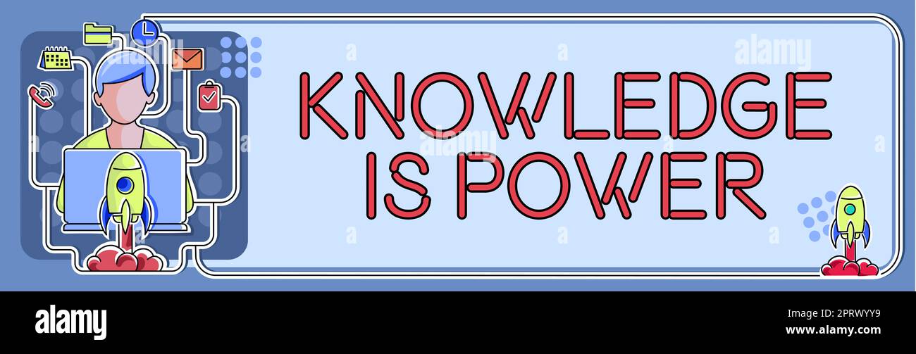 Text caption presenting Knowledge Is Powerskills acquired through ... Text caption presenting Knowledge Is Powerskills acquired through ...