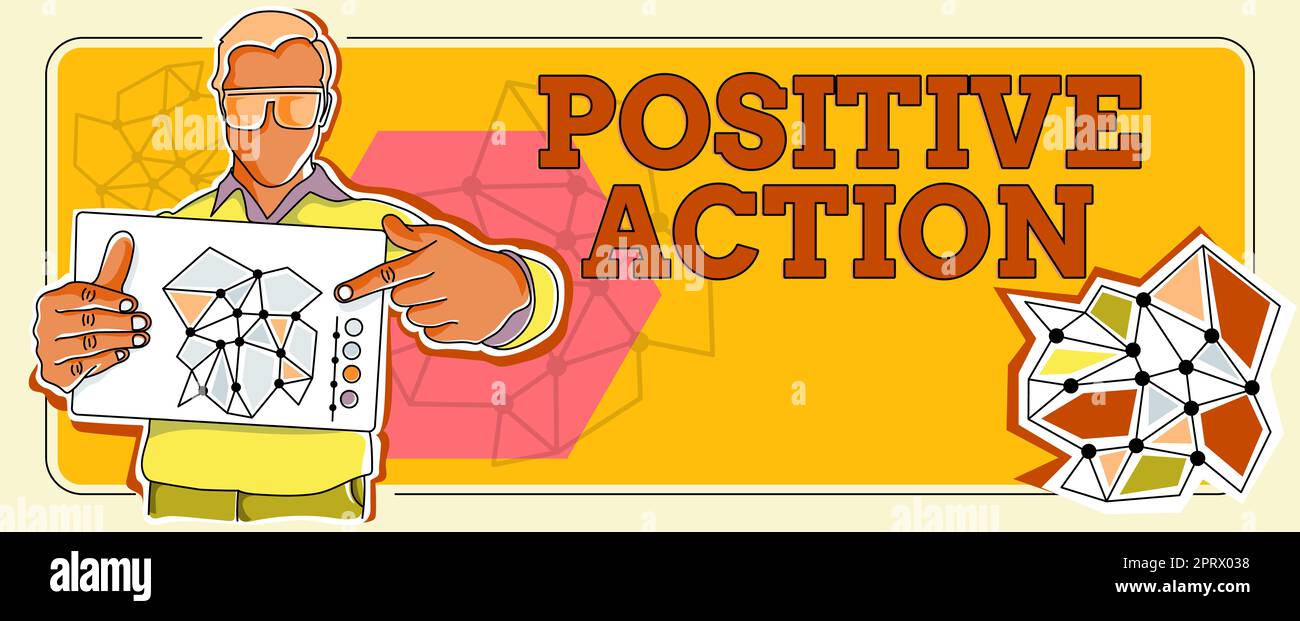 Inspiration showing sign Positive Actiondoing good attitude against ...